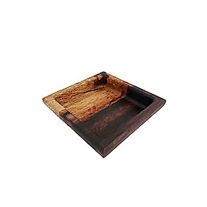 Catchall Tray 1 Section, Oak Wood Serving Tray Handmade by Hesse Woods from Sustainable Forests