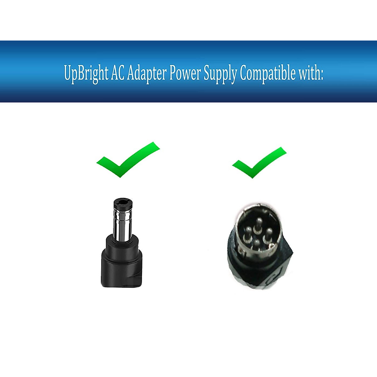 UPBRIGHT 4-Pin DIN 12V AC/DC Adapter Compatible with CWT KPL-060F KPL-060F-VI KPL060F KPL-060FVI KPL060F-VI KPL060FVI Channel Well Technology 12VDC 5A 60W Power Supply Cord Battery Charger Mains PSU