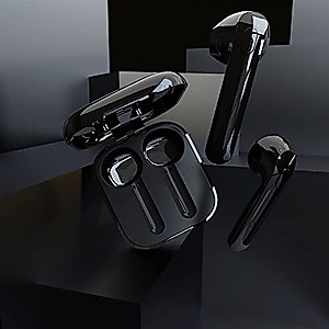 BLU Aria Pod| Wireless Earbuds| Bluetooth Headphones | 2021 | 9 Hours Battery | Black