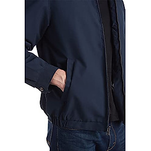 Perry Ellis Men?s Jacket ? Casual Lightweight Water Resistant Microfiber Windbreaker Golf Coat (S-XL), Size Medium, Dark Sapphire
