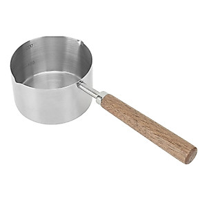 200ml Saucepan, Stainless Steel Sauce Pan Pot Portable Milk Butter Warmer Pot 304 Stainless Steel Comfortable Grip Small Sauce for Home Kitchen Restaurant Cooking