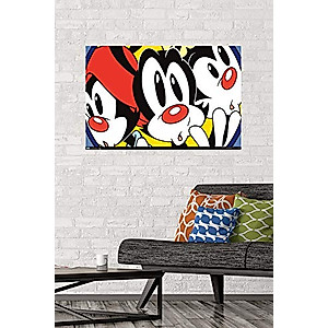 Trends International Animaniacs - Faces Wall Poster, 22.375" x 34", Unframed Version