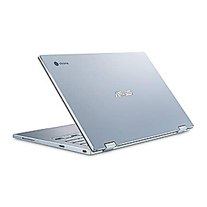 ASUS Chromebook Flip C433 2 in 1 Laptop, 14" Touchscreen FHD NanoEdge Display, Intel Core m3-8100Y Processor, 8GB RAM, 64GB eMMC Storage, Backlit Keyboard, Silver, Chrome OS, C433TA-AS384T
