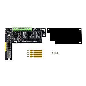 Waveshare Quality 3-Ch Relay Expansion Board Designed for Jetson Nano with Optocoupler Isolation