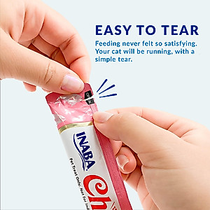 INABA Churu Hairball Control, Functional, Creamy Lickable Purée Cat Treat with Taurine & Vitamin E, 0.5 Ounces Each, 24 Tubes (4 per Pack), Chicken Recipe