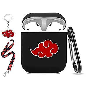 KEMENG for Airpod 1/2 Generation Case with Keychain, Cute Design Airpods 2nd 1st Generation Case Cover Unique TPU Process Soft