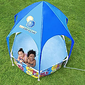 PROSTEEL Steel Pro UV Careful 6' x 20' Splash-in-Shade Play Pool