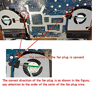 New Replacement Cooling Fans for Dell Alienware 17 R4 R5 P31E P31E001 Laptop MG75090V1-C060-S9A MG75090V1-C070-S9A Fan (4-Pin 4-Wire) 5V 0.4A