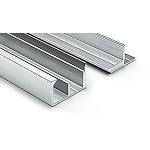 Hovr Solutions 47" (4-Feet) Aluminum Floating Shelf Bracket System, 300LB Load Capacity, Professional T6 Aircraft-Grade Aluminum, One Pack