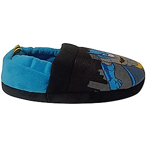 DC Comics Boy's Batman Plush Slippers (Black/Blue, Numeric_5)