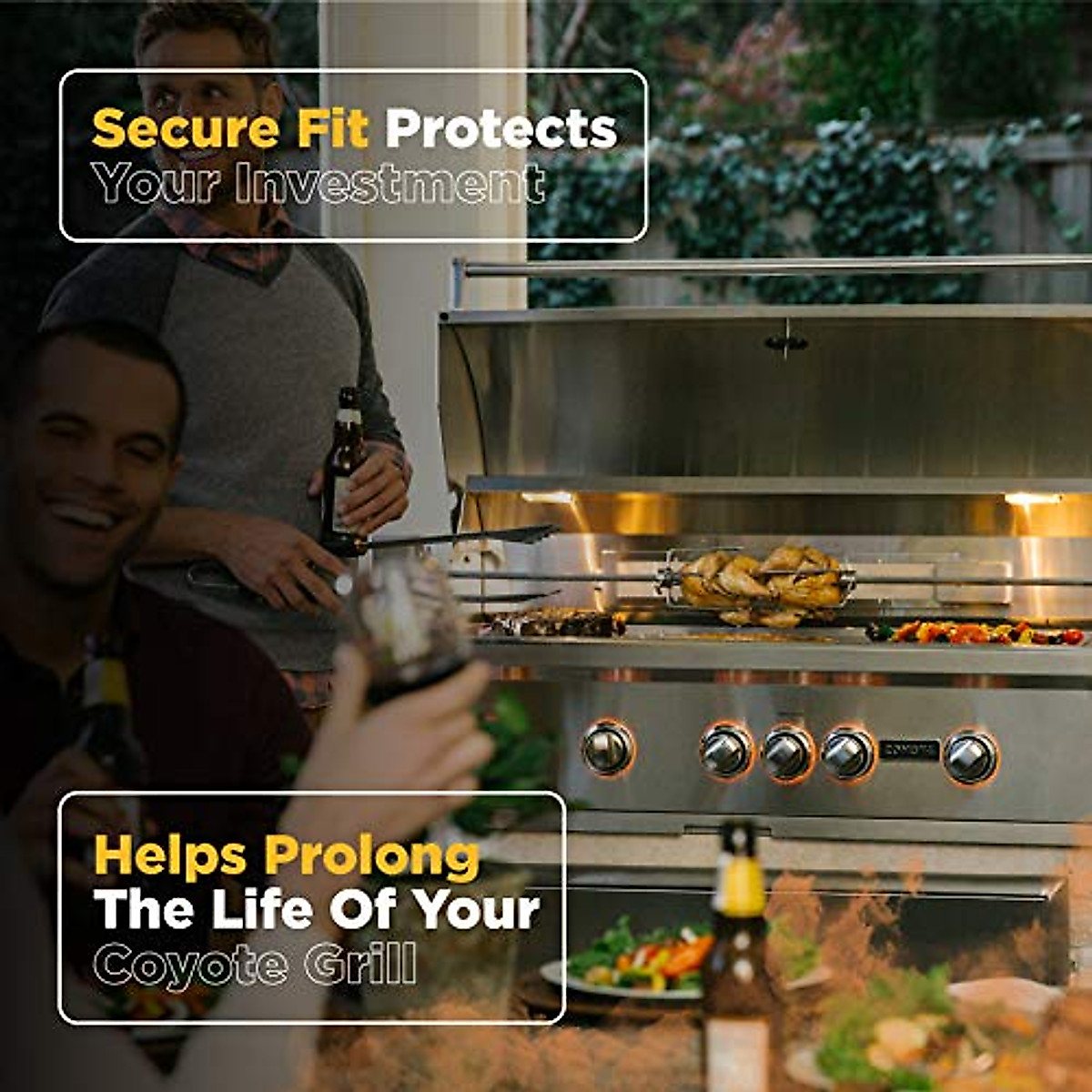 Coyote Grill Cover, Compatible with Coyote 42” Built in Grills - CCVR42-BI