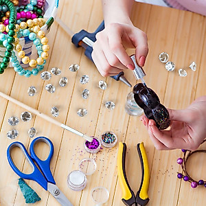 Babenest Acrylic Diamond Fake Gems Vase Filler, 240pcs 3/4 Inch Faux Diamonds Crystals Jewels for Table Scatters Wedding Party Event Arts & Crafts Birthday Decoration Favor (Clear)