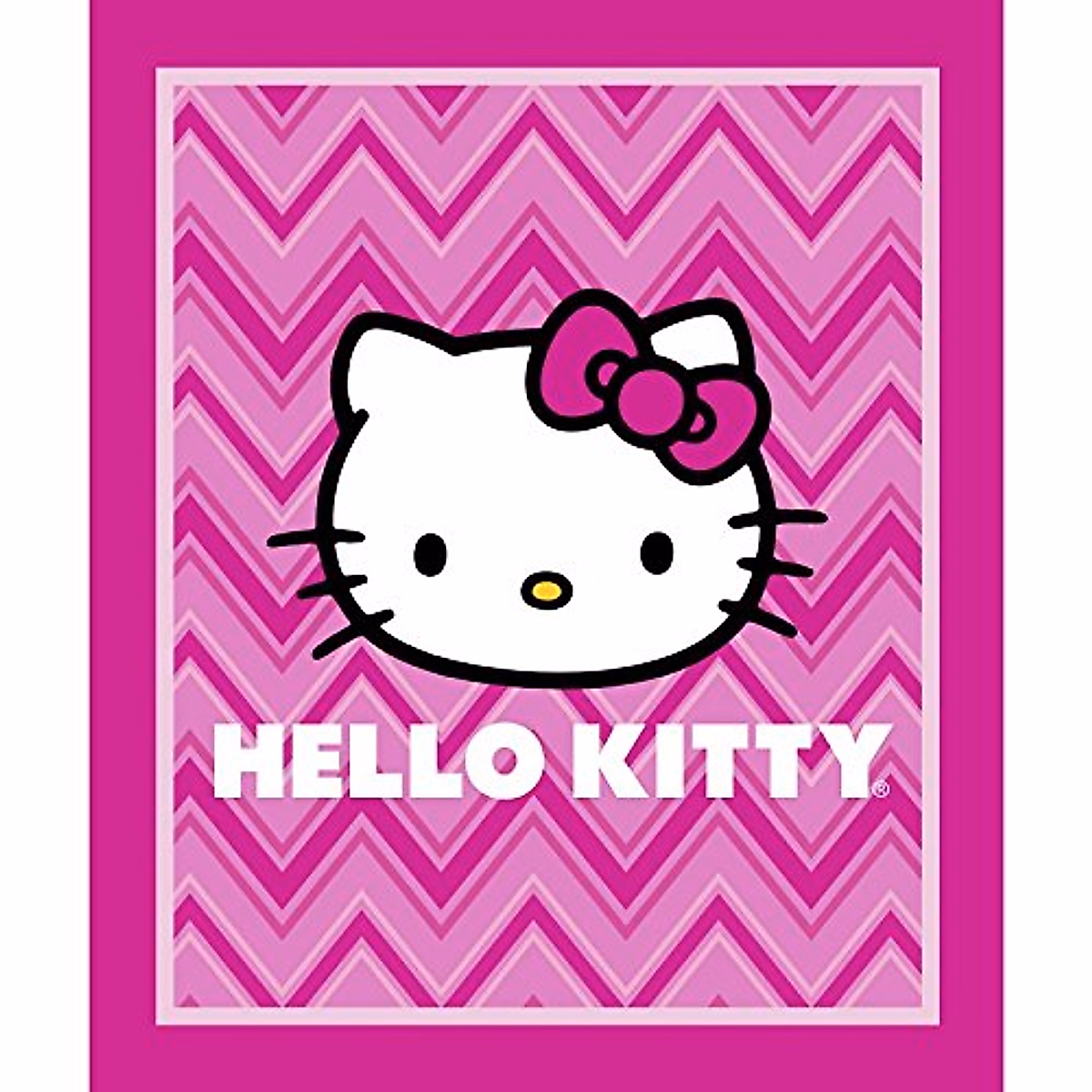 Hello Kitty Fabric - Hello Kitty Quilting Panel - SC142 - Panel is 35" x 44" - by Spring's Creative - 100% Cotton
