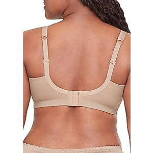 Warner's womens Easy Does It Underarm Smoothing With Seamless Stretch Wireless Lightly Lined Comfort Rm3911a Bra, Toasted Almond, Medium US