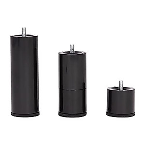 Flash Furniture Selene Adjustable Bed Base-Black Anti-Skid Upholstery-Height Adjustable Legs-Programmable Wireless Remote-Independent Head/Foot Incline-King