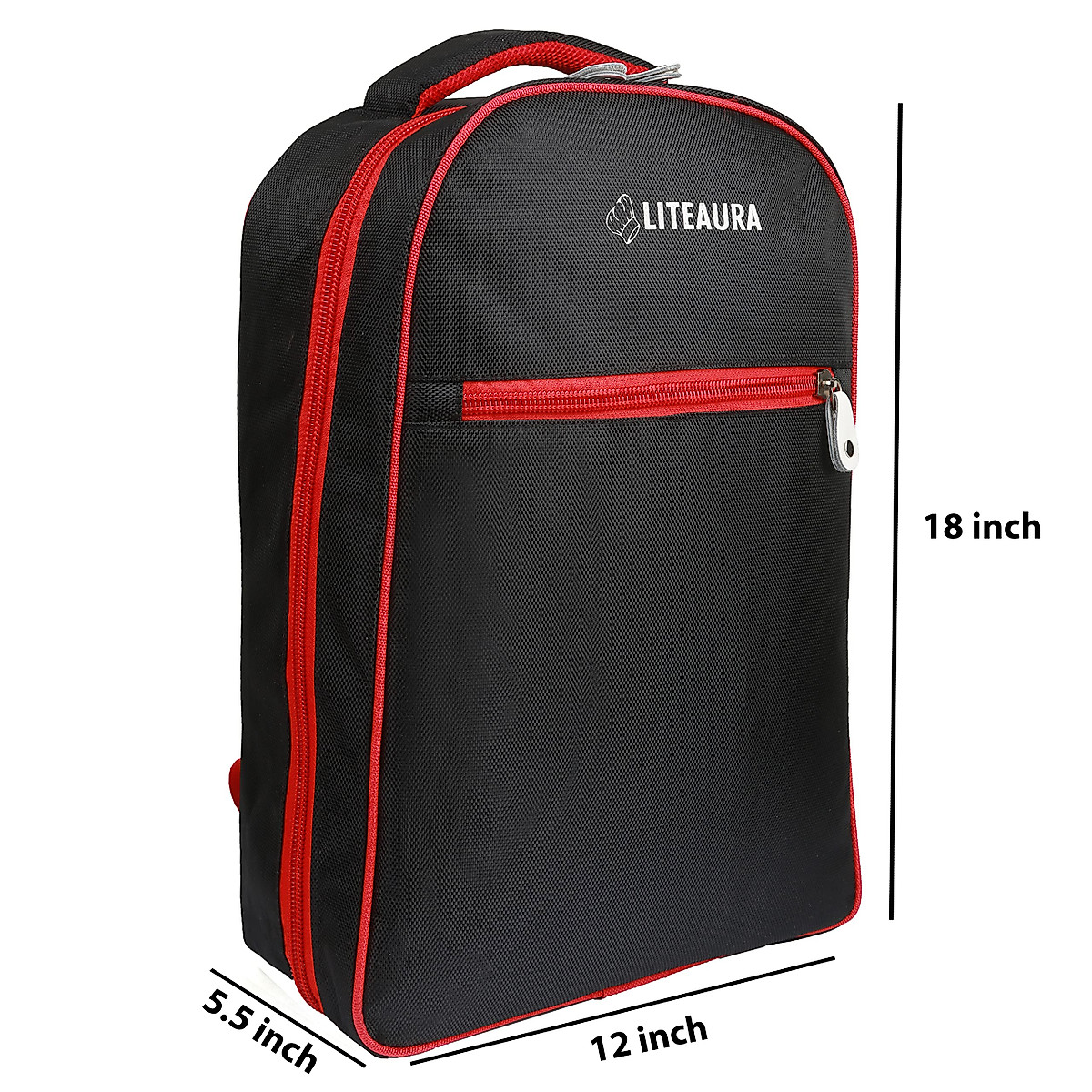 Mazdurr Chef Knife Backpack | Premium Knife Chef Bag | Waterproof Material | 30+ Pockets (Black)