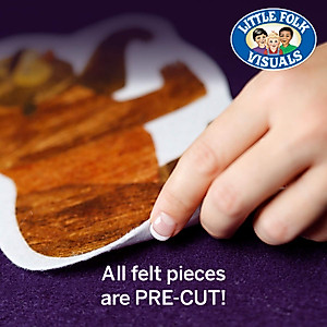 Little Folk Visuals Small Community Helpers Precut Flannel/Felt Board Figures, 44 Pieces Set