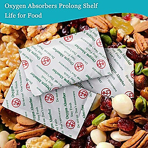 VacYaYa 2000CC(30-Pack) Food Grade Oxygen Absorbers Packets for Home Made Jerky and Long Term Food Storage, Stored in Vacuum Bag and 3 times Oxygen Absorption Capacity