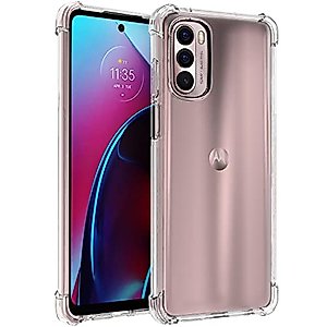 Osophter for Moto G Stylus 2022 Case: Clear Transparent Reinforced Corners TPU Shock-Absorption Flexible Cell Phone Cover for Motorola Moto G Stylus 4G 2022(Clear)
