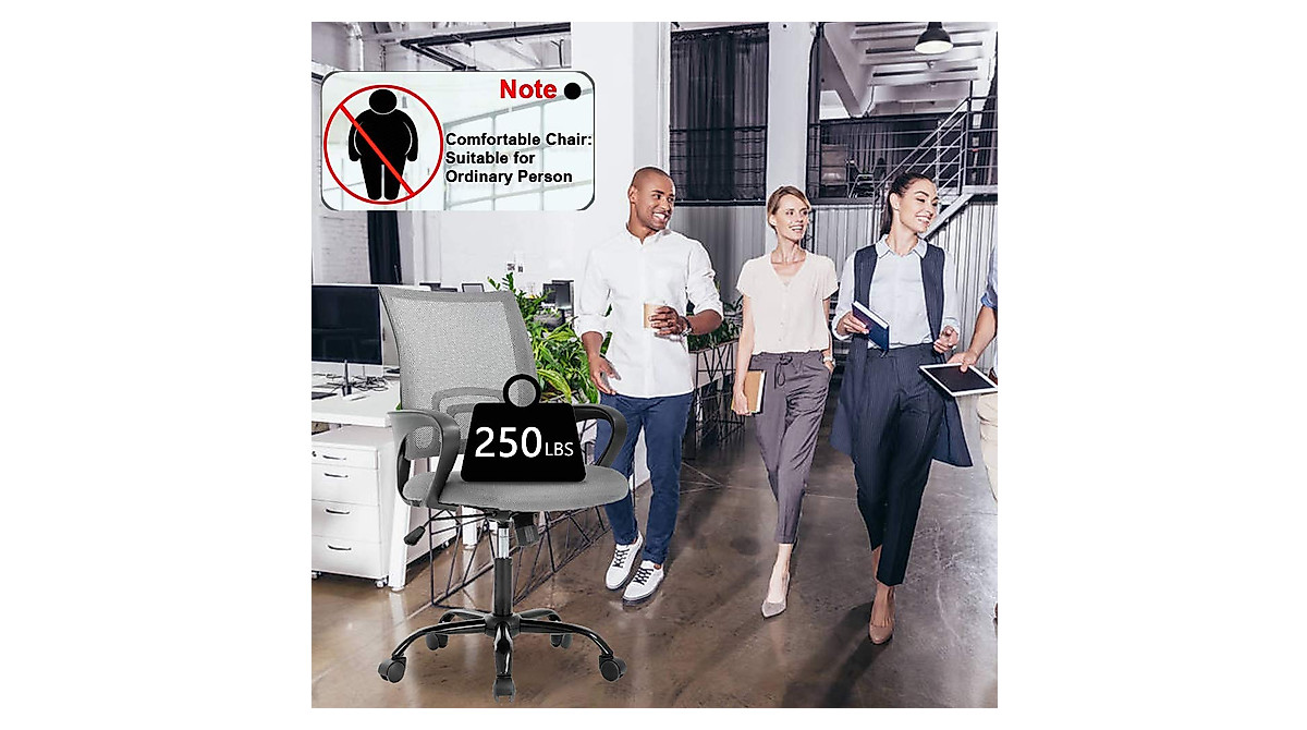 Ergonomic Mesh Office Chair with Lumbar Support