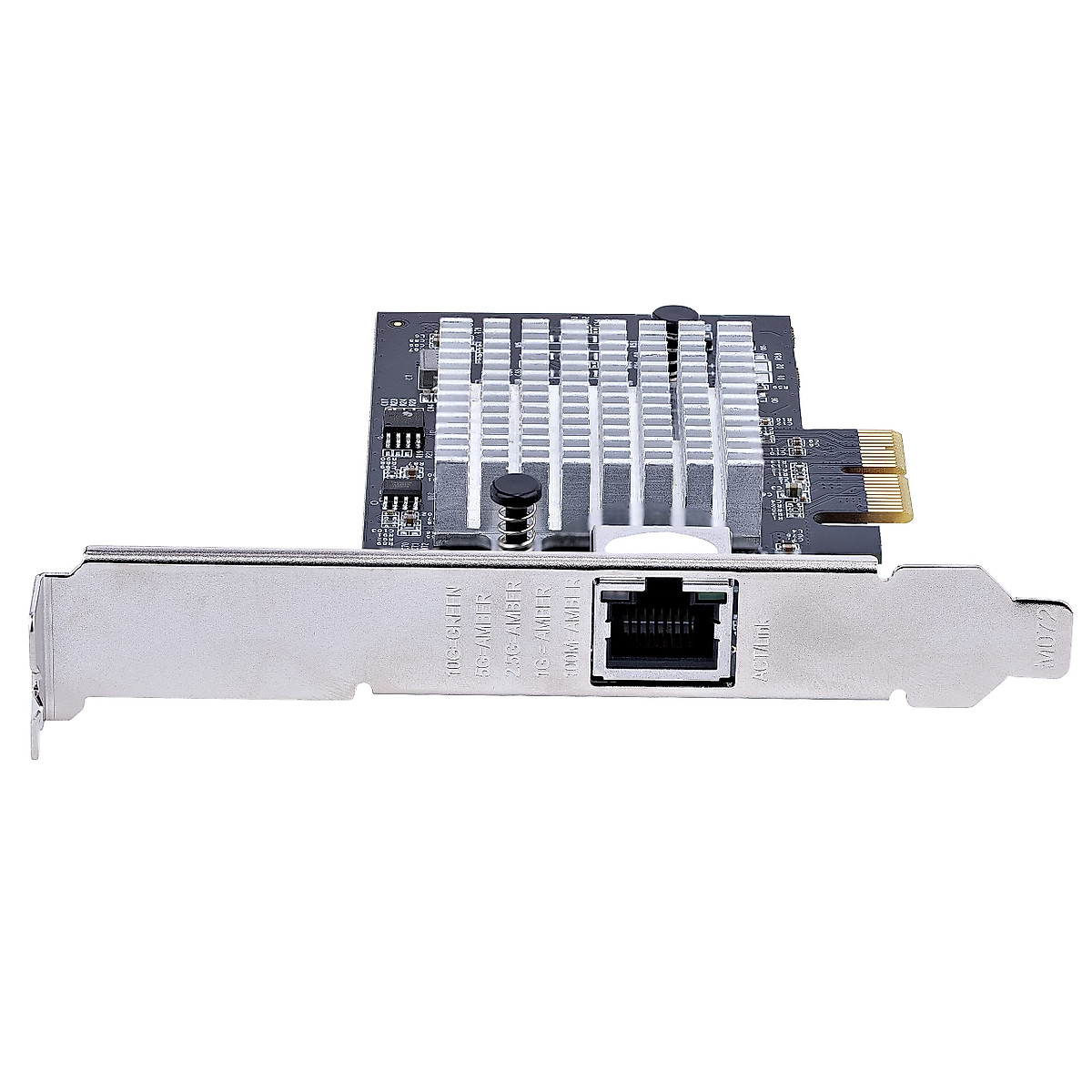 StarTech.com 1-Port 10Gbps PCIe Network Adapter Card, Network Card for PC/Server, Six-Speed PCIe Ethernet Card w/Jumbo Frame Support, NIC/LAN Interface Card, 10GBASE-T/NBASE-T (ST10GSPEXNB2)