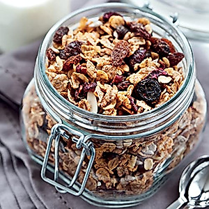 BORMIOLI ROCCO .5L Glass Canning Jar, 1 EA