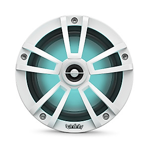 Infinity 622MLW Marine 6.5 Inch RGB LED Coaxial Speakers - White