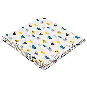 Mac & Moon Muslin Swaddle Blanket, Newborn Baby Boy Girl, Unisex Wild 3 Pack