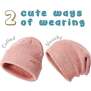 Camptrace Baby Beanie Toddler Infant Winter Hat with Double Layer Knit for Boys Girls