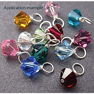 5 Sets Birthstone Beads 8mm Austrian Bicone Crystal (60pcs) for Earrings Bracelet Necklace Charm Jewelry Craft Making BB1