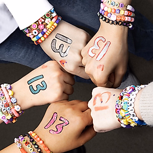 ARTDOT 1642 Pieces Clay Beads for Friendship Bracelets Making Kit, 24 Styles Jewelry Making Supplies Cute Beads Charms with Elastic String and Organizer Gifts for Teens Girls Ages 6 7 8 9 10 11 12