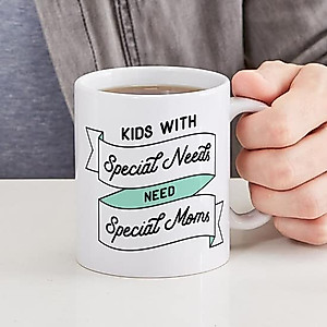 CafePress Special Needs, Special Moms Mugs Ceramic Coffee Mug, Tea Cup 11 oz