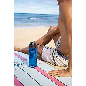 CamelBak Carry Cap BPA Free Water Bottle with Tritan Renew, 25oz, Charcoal