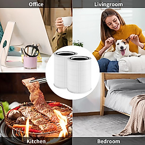 GoKBNY 1-Pack HEPA Replacement Filter Compatible with Clorox Large Room Purifier, Model # 11010 & 11011, 1,500 Sq. Ft. Capacity（12010）