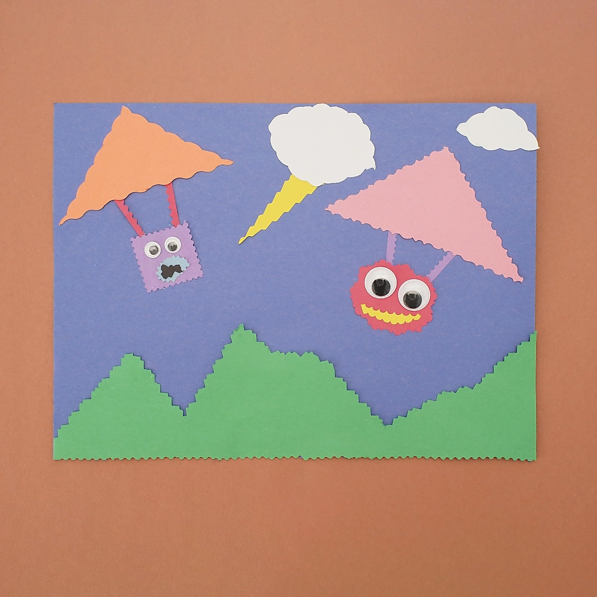 School Smart Paper Edger Scissors, 6-1/2 x 2-1/2 Inches, Assorted Colors, Set of 12