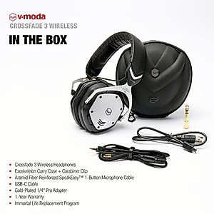V-MODA Crossfade 3 Wireless, GM Black