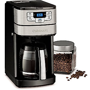 Cuisinart DGB-400 Automatic Grind and Brew 12 Cup Coffemaker Black/Stainless Bundle with 1 YR CPS Enhanced Protection Pack