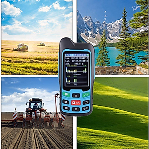 Handheld GPS Survey Equipment, BEVA GPS Land Measuring Instrument, Mini Handheld GPS Units for Mountainous Land, Slope and Flat Field