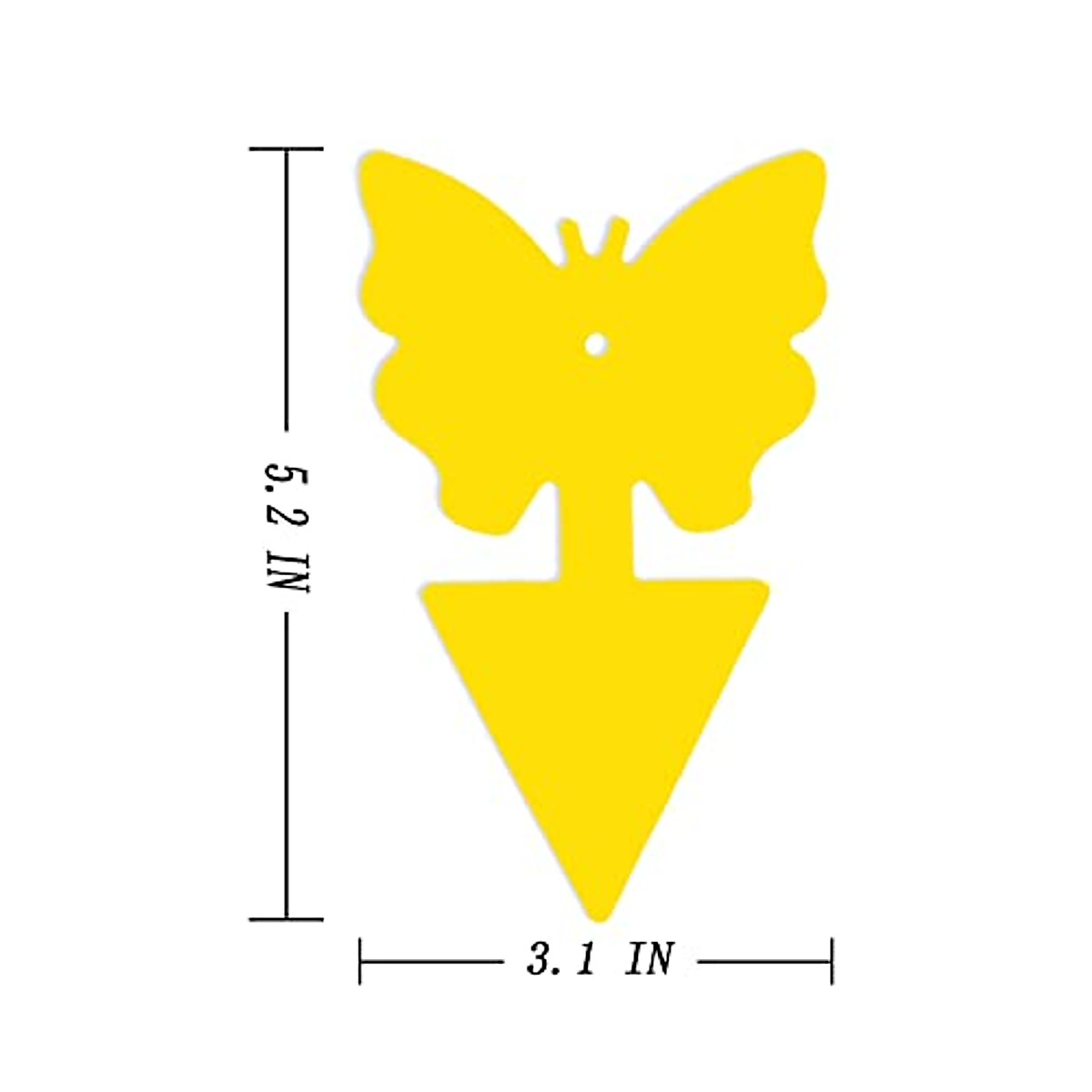 Yellow Sticky Trap for Gnats, 40 Pcs Fruit Fly Trap for Indoor House, Double Side Sticky Trap for Flying Plant Insect Like Fungus Gnat, Fruit Fly, Mosquito, White Fly
