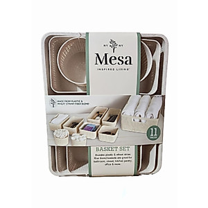 mesa 11pc storage basket set