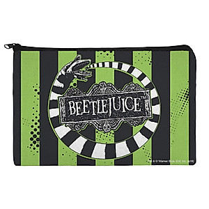 Beetlejuice Beetle Worm Pencil Pen Organizer Zipper Pouch Case
