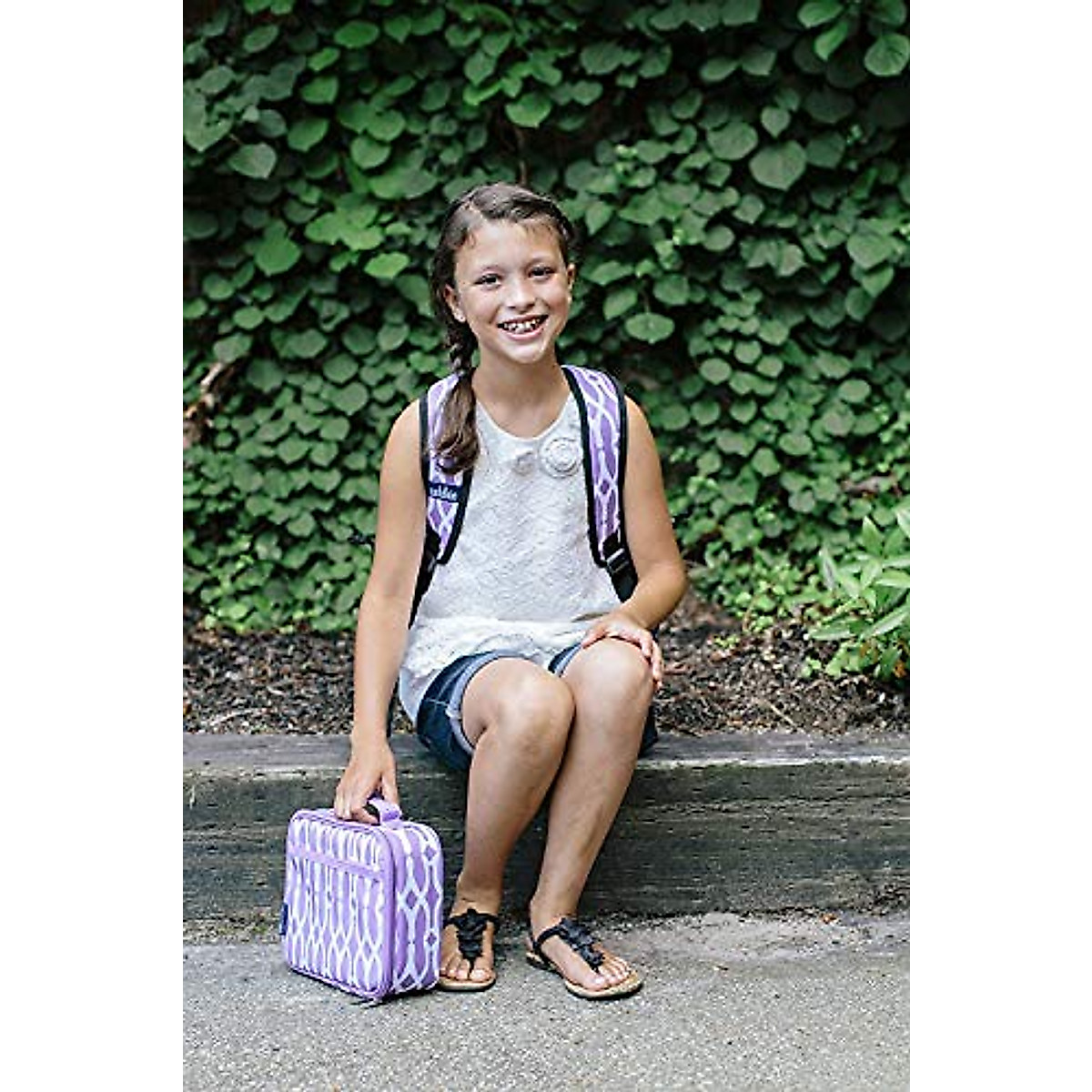 Wildkin Kids Insulated Lunch Box Bag for Boys & Girls, Reusable Kids Lunch Box is Perfect for Early Elementary Daycare School Travel, Ideal for Hot or Cold Snacks & Bento Boxes (Bengal Orange)