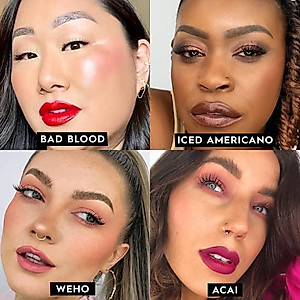 URBAN DECAY Vice Hydrating Lipstick (No Parking - Deep Blue Red - Cream Finish), Creamy Formula, Moisturizing Lip Color with Aloe Vera & Avocado Oil, Vegan, Cruelty-free - 0.11 oz