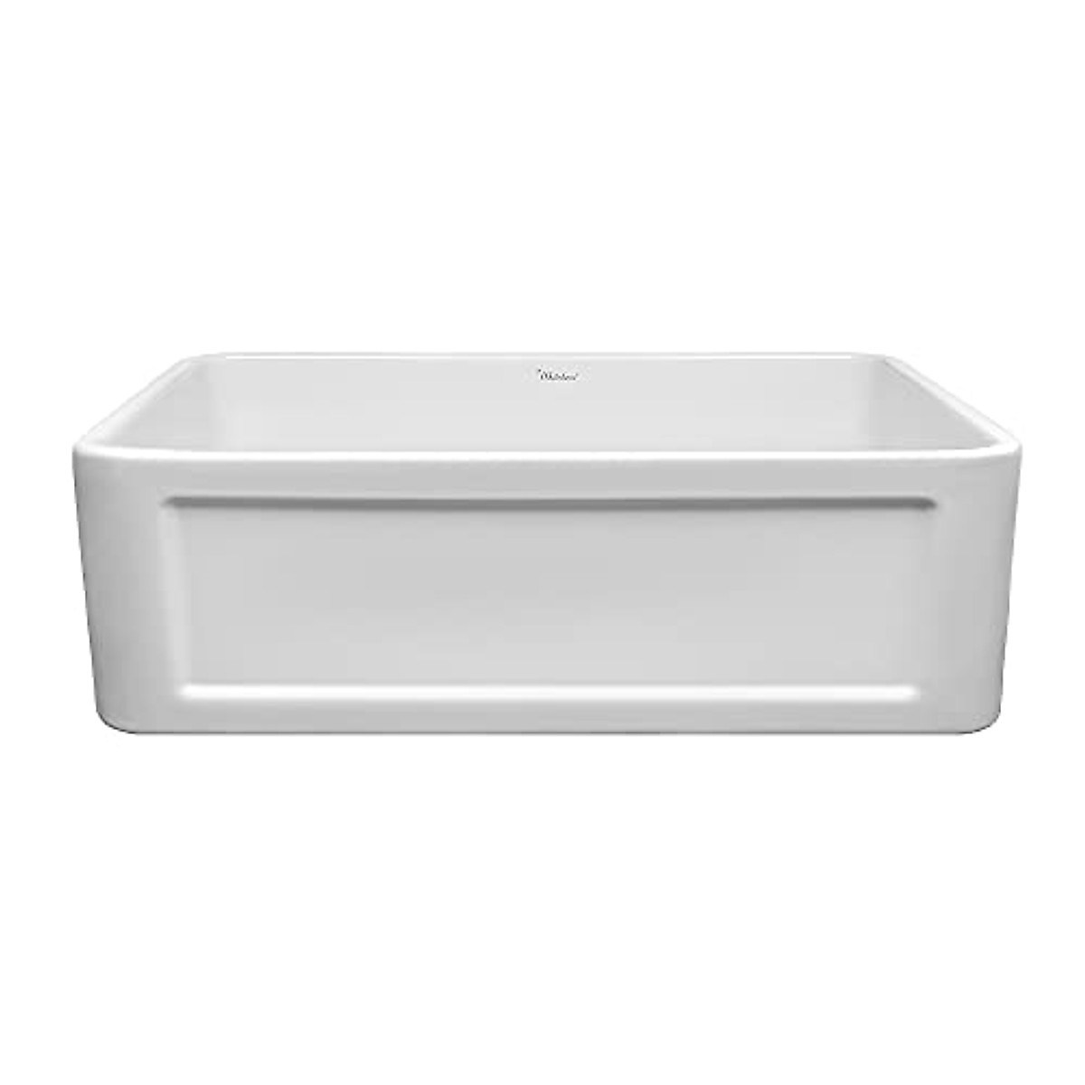 Whitehaus Collection WHPLCON3319-WHITE Reversible Series Kitchen Sink, 33 inch, White