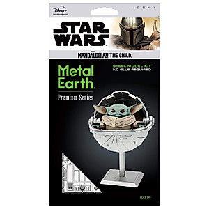 Metal Earth Premium Series Star Wars Mandalorian The Child 3D Metal Model Kit Fascinations