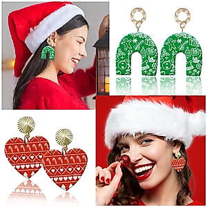 Vellibring Christmas Silk Screen Stencils for Polymer Clay,16Pcs Reusable Silk Screen Print Kit Clay Scraper Polymer Clay Cutters Polymer Clay Kit for Jewelry Clay Making Earrings Decoration Supplies