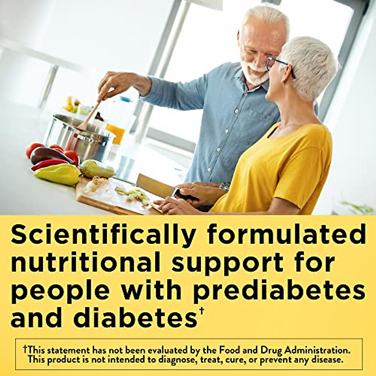 Nature Made Daily Diabetes Health Pack, Dietary Supplement for Nutritional Support, 30 Packets, 30 Day Supply