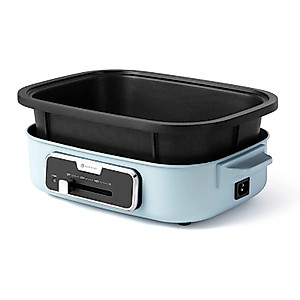 Indoor Electric Grill Appliance Griddle Party Electric Skillets Set with 5 Removable Nonstick Plates for Grilling, HotPot, BBQ, Dessert,Stir Fry, Paella Pasta Pot, All in One Cooking Machine