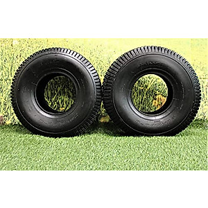 Set of Two 20x8.00-8 4 Ply Turf Tires for Lawn & Garden Mower 20x8-8