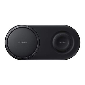 SAMSUNG Wireless Charger DUO Pad, Fast Charge 2.0 (US Version with Warranty) - Black